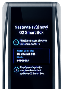 O2 | Podpora | O2 Smart Box 2 – první zprovoznění
