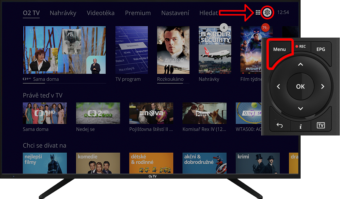 O2 | Podpora | Návod na reset O2 TV set-top boxu