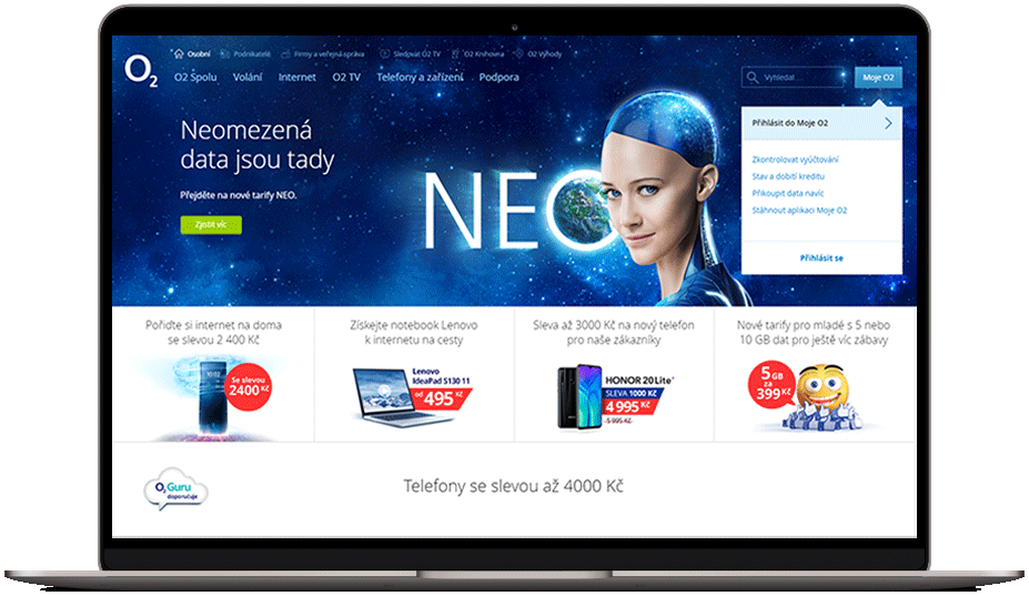 O2 | Podpora | Internet často vypadává