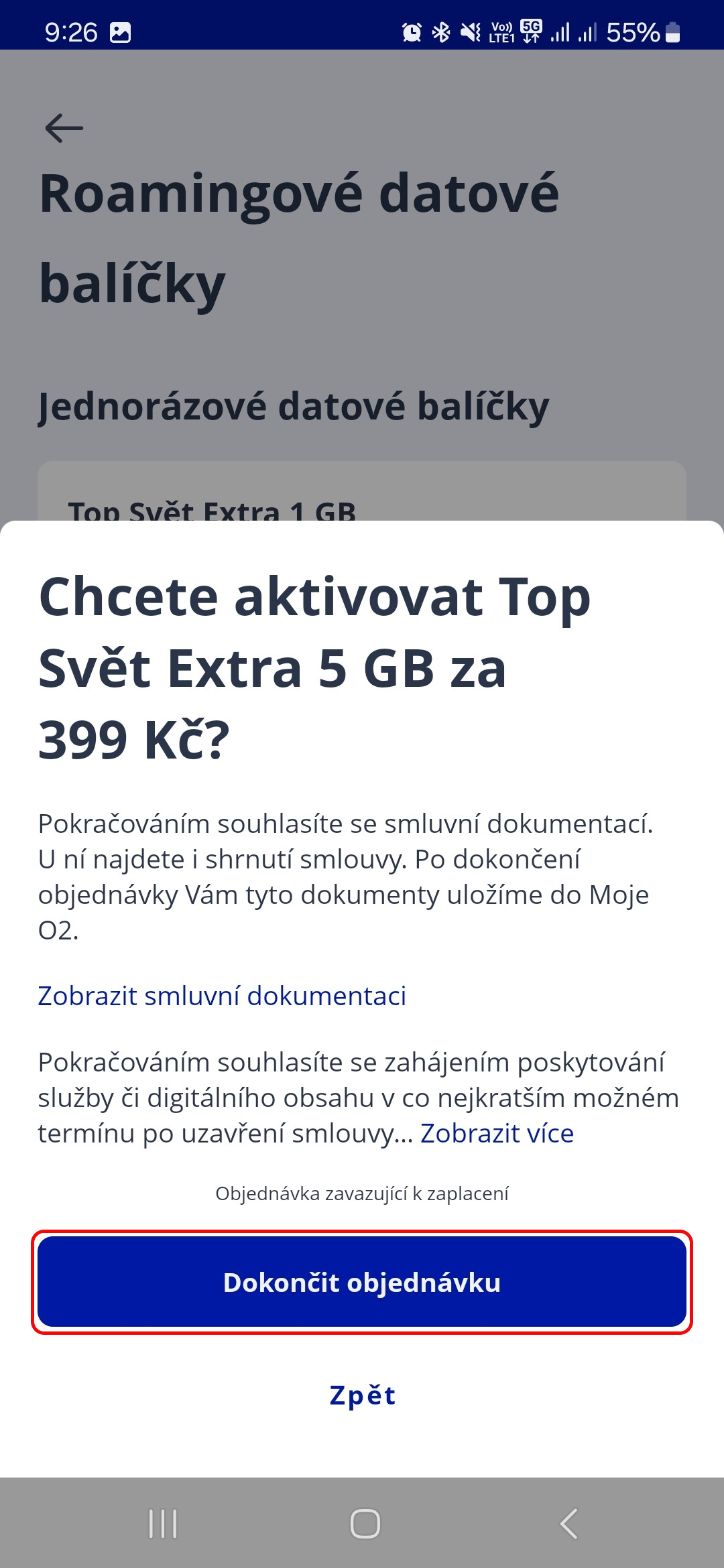 O2 | Podpora | Nastavení roamingu v Moje O2