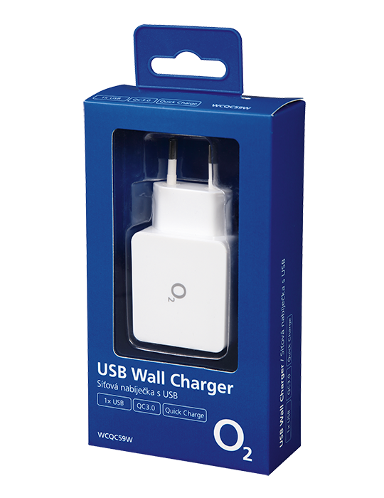 Nabíječka síťová O2 Quick Charge 3.0 | O2